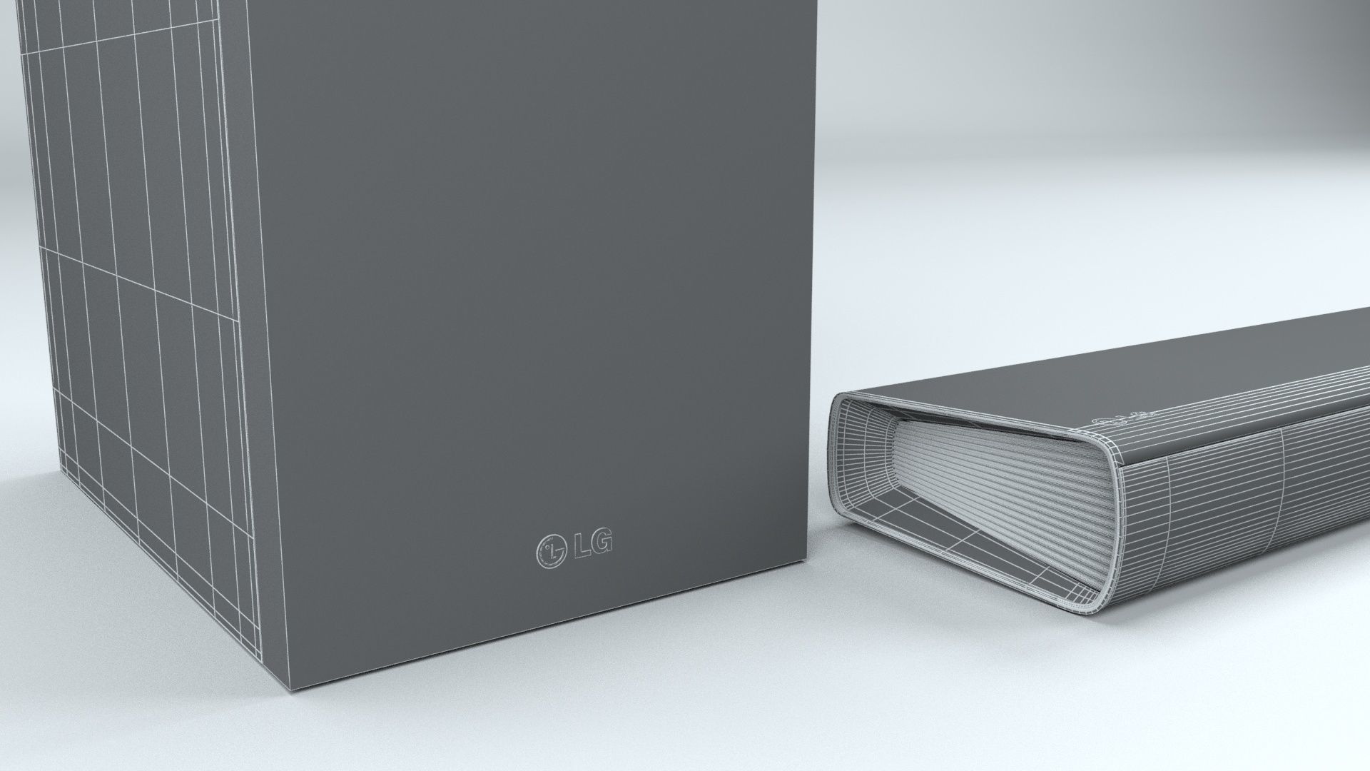 LG Sound Bar 3D model | CGTrader