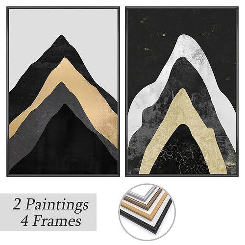 Wall Art Set 3815 3D model | CGTrader