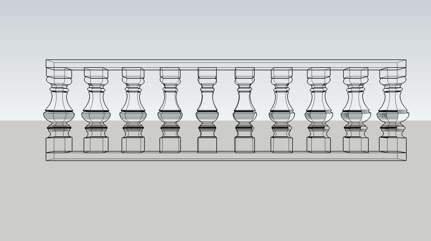 Baluster 3D Model Download 3D model Sketchup 3D model | CGTrader