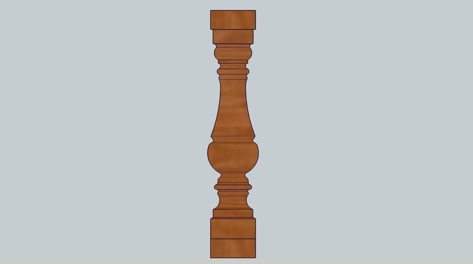 Baluster 3D Model Download 3D model Sketchup 3D model 3D model | CGTrader