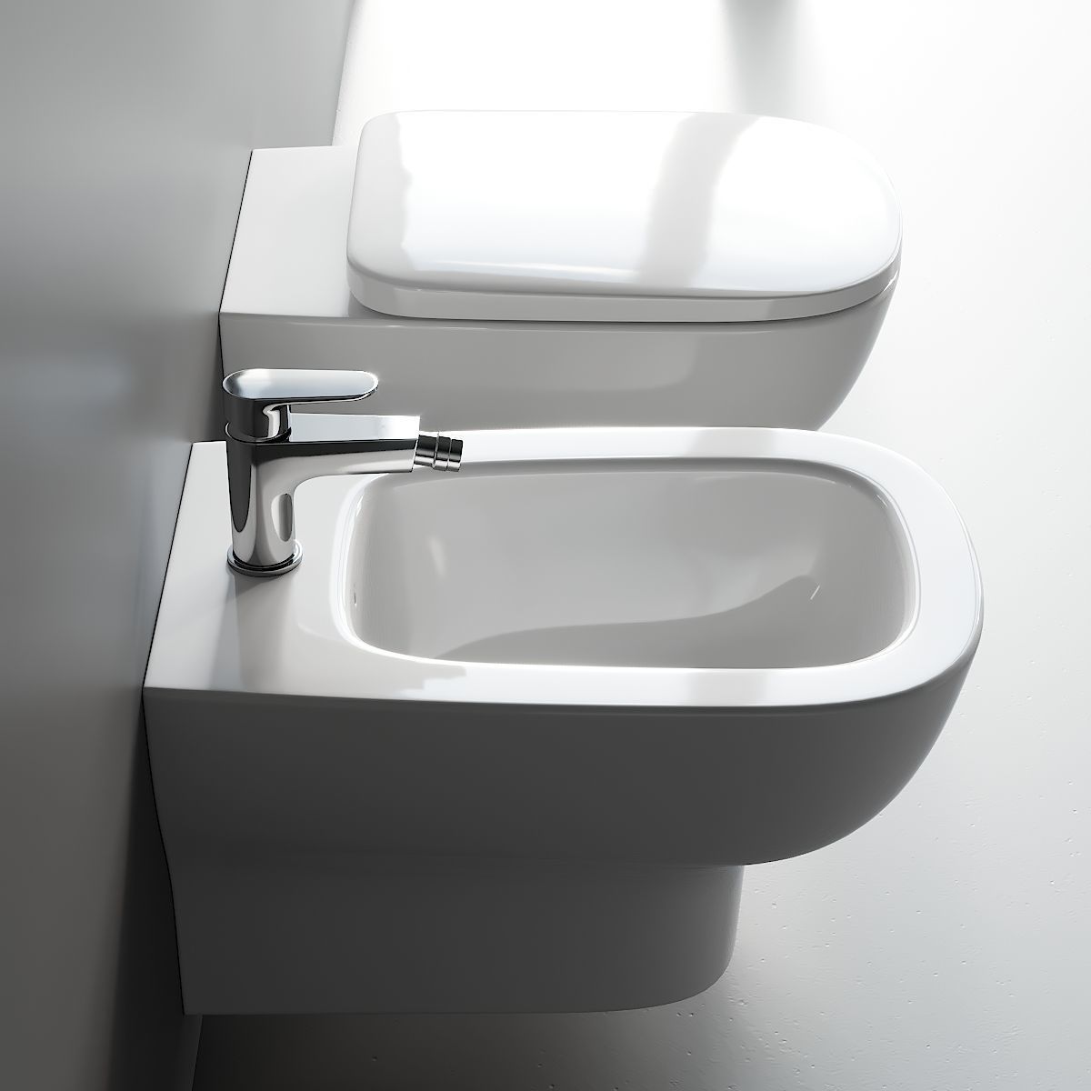 Ideal Standard Esedra Wall-Hung WC 3D model | CGTrader