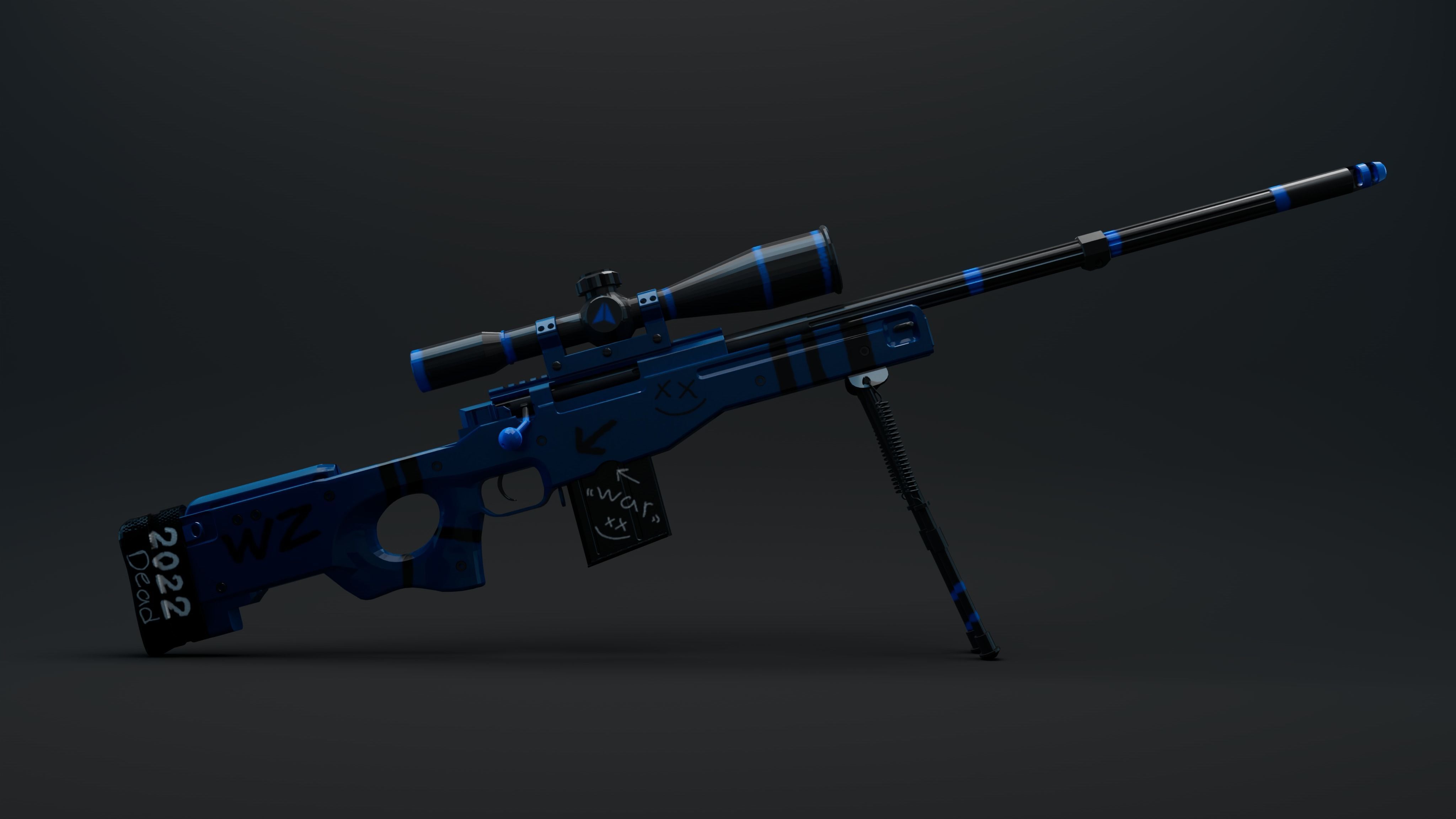 Custom Awp Sniper 3D model | CGTrader