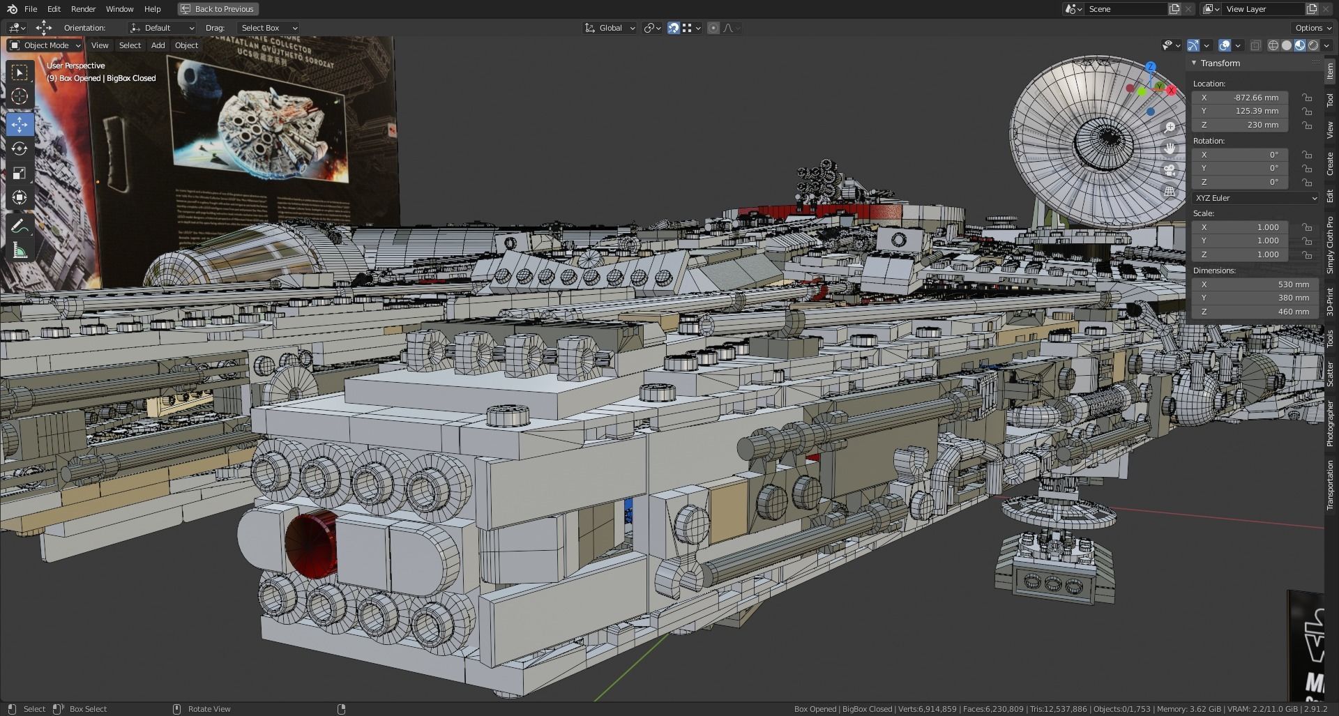 LEGO Star Wars Millenium Falcon 3D model | CGTrader
