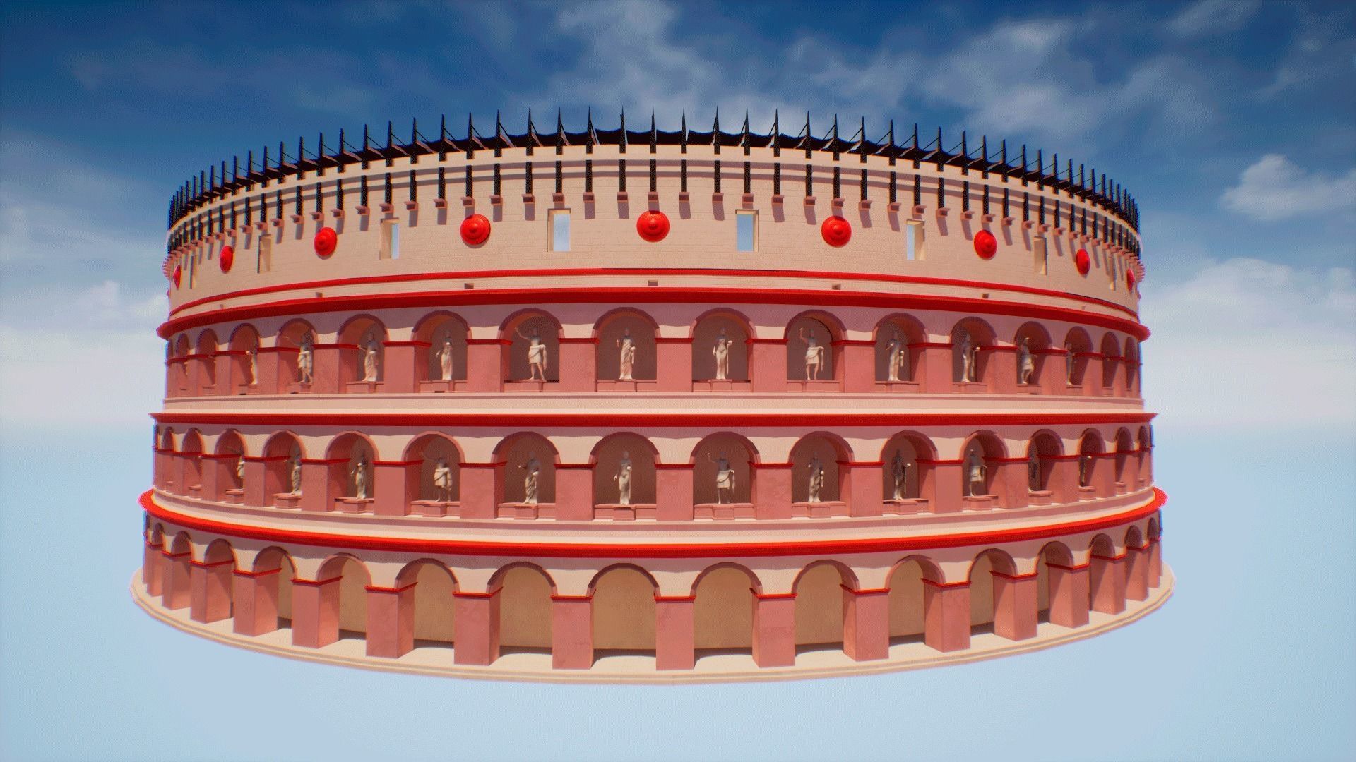 Fight arena - Colosseum 3D model | CGTrader