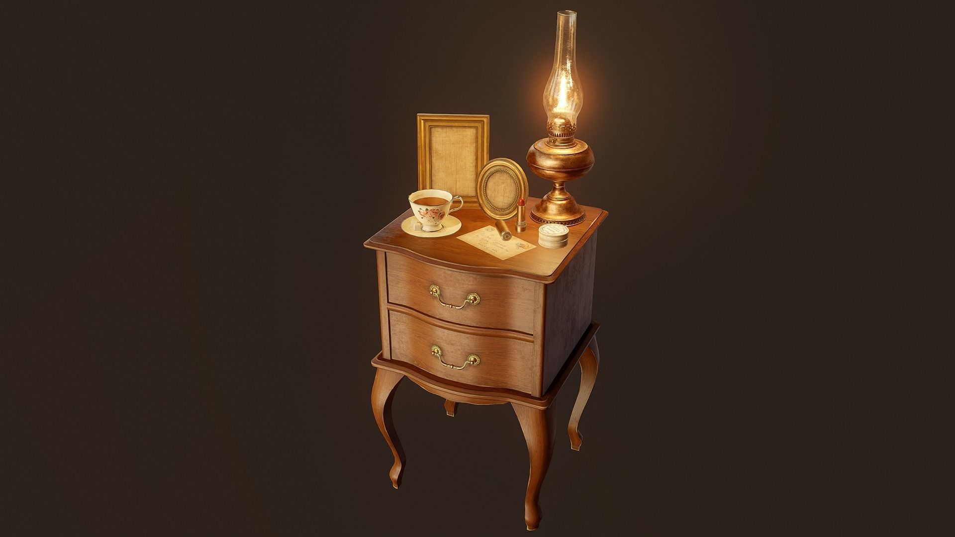 3D model Bedroom Furniture Props Pack VR / AR / low-poly | CGTrader