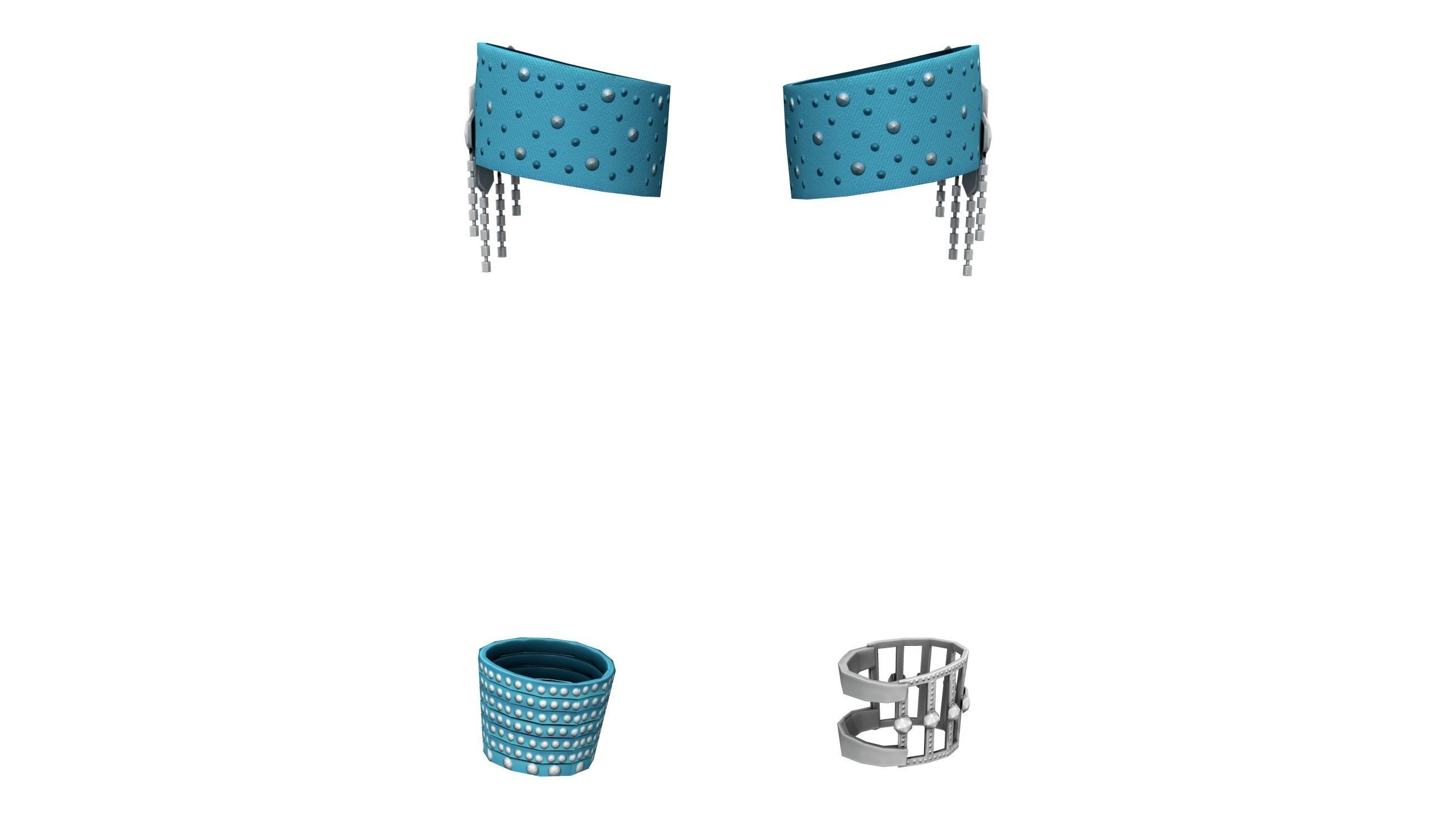 3D model Belly Dance Arm Pieces VR / AR / low-poly | CGTrader