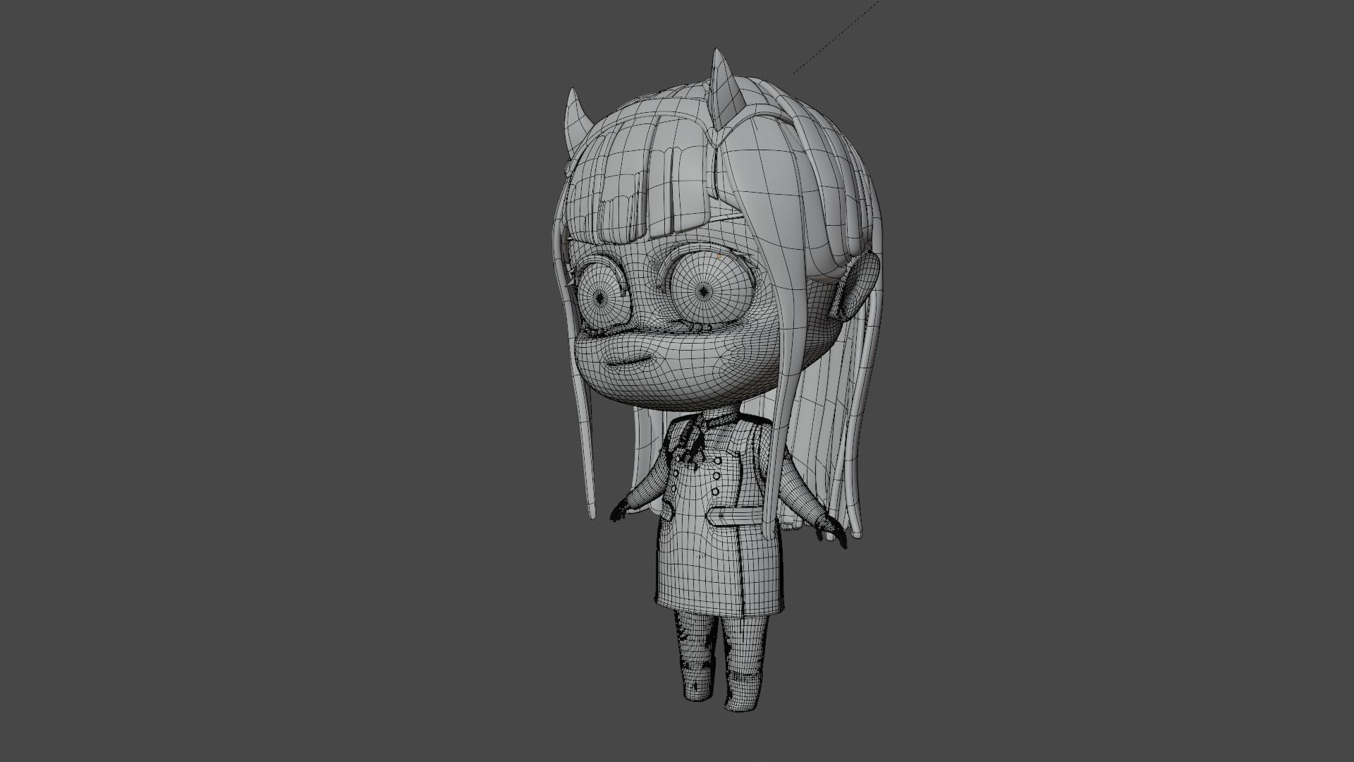 Zero Two Chibi 3D model | CGTrader