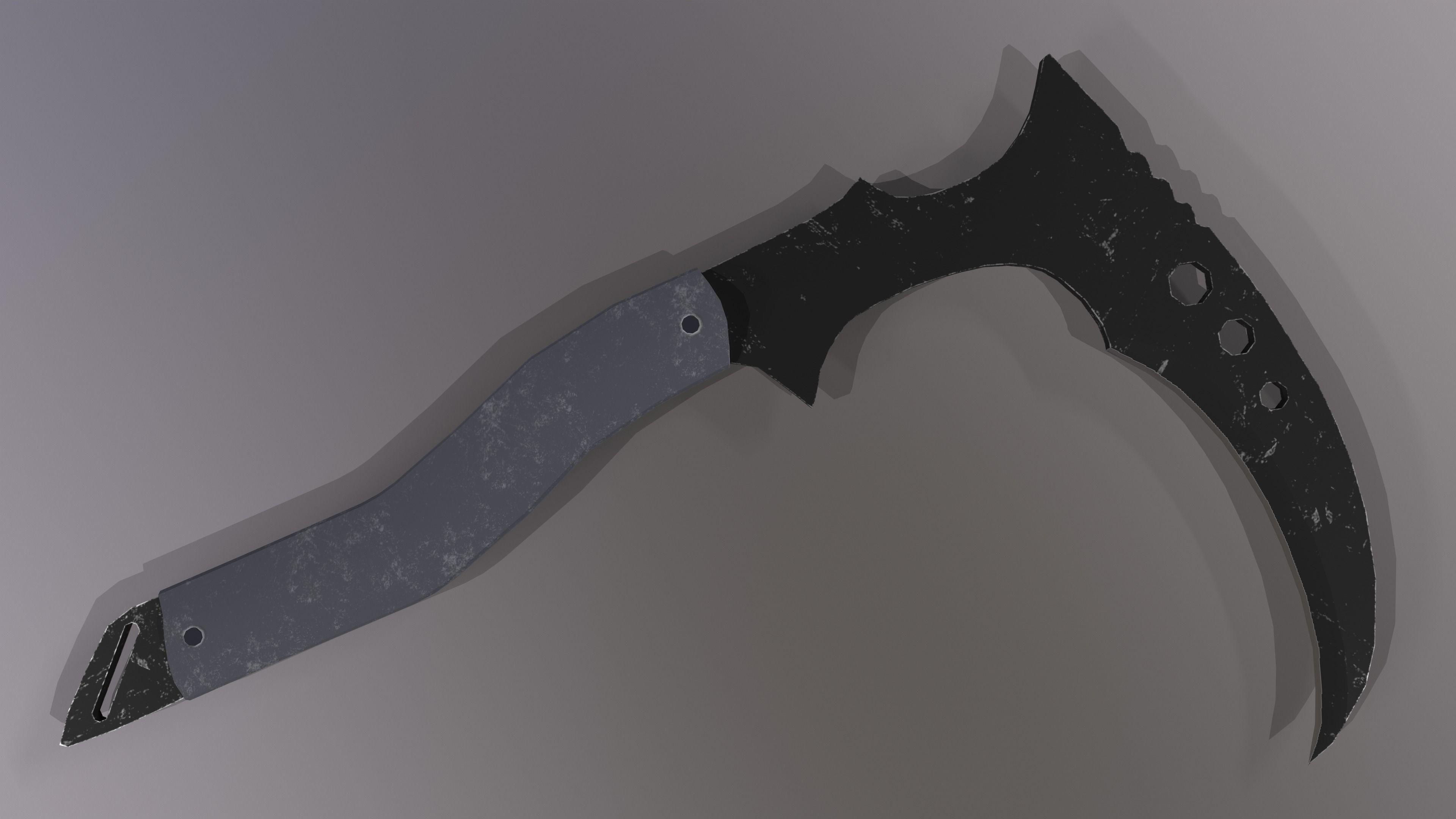 3D model Modern Scythe VR / AR / low-poly | CGTrader