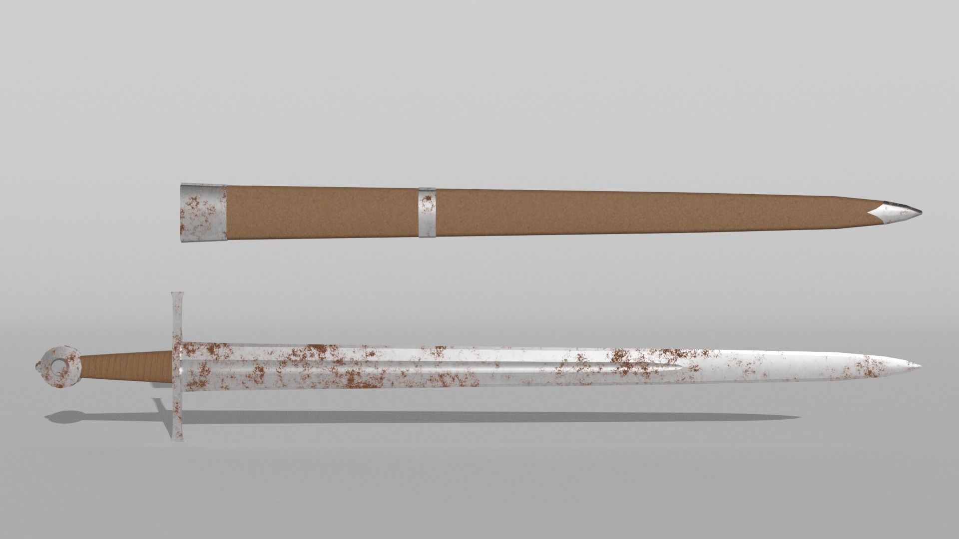3D model Knightly Arming Sword VR / AR / low-poly | CGTrader