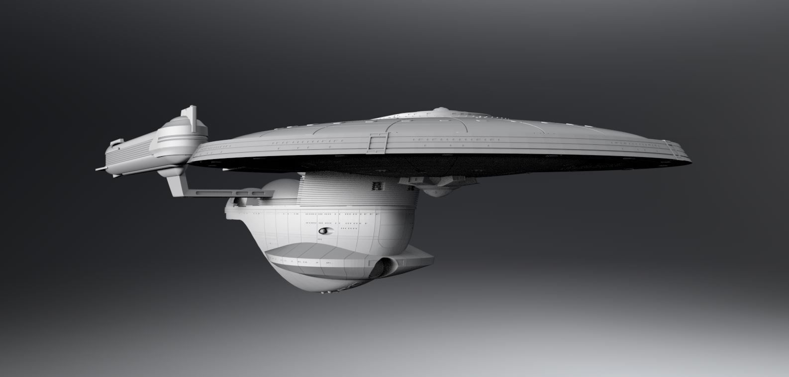 Enterprise B scale model 3D model 3D printable | CGTrader