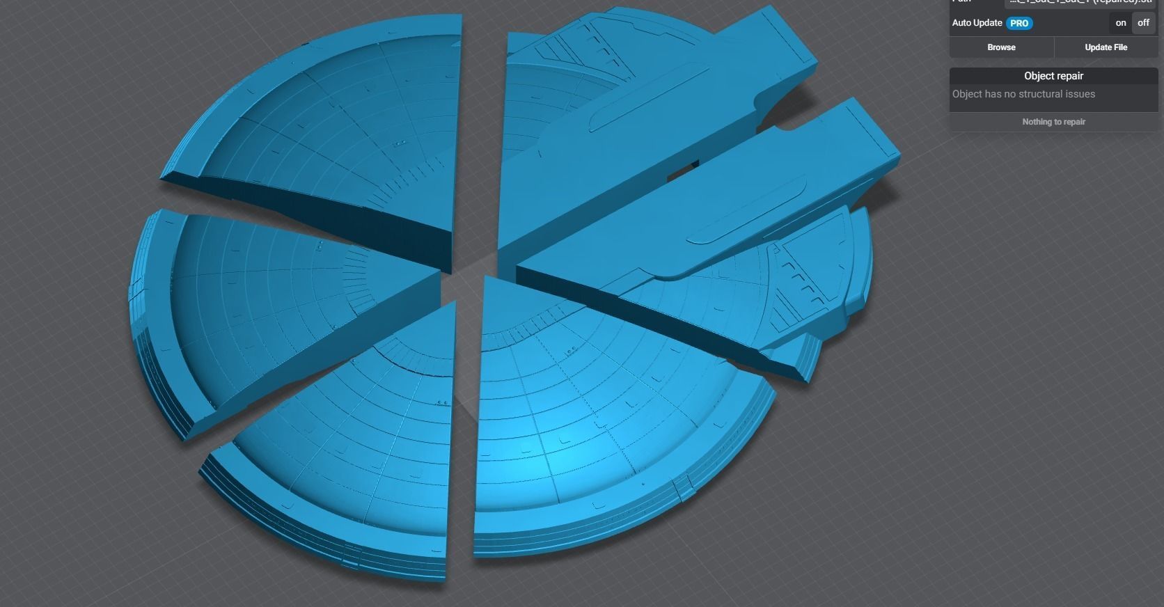 Enterprise B scale model 3D model 3D printable | CGTrader