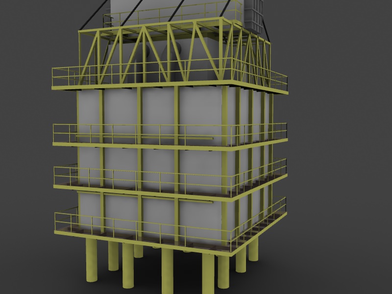 refinery furnace 3D model | CGTrader
