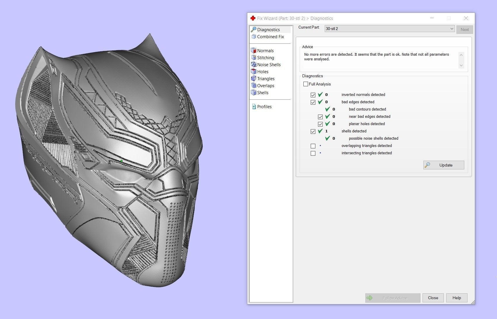 Black Panther Mask 3DM STL OBJ model for 3D printing and CNC 3D model 3D printable | CGTrader