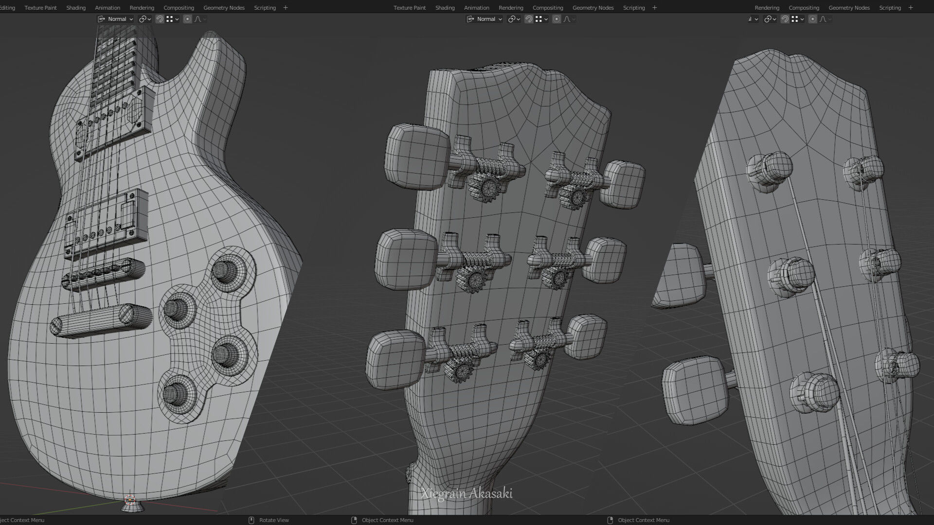 Electric Guitar 3D model | CGTrader