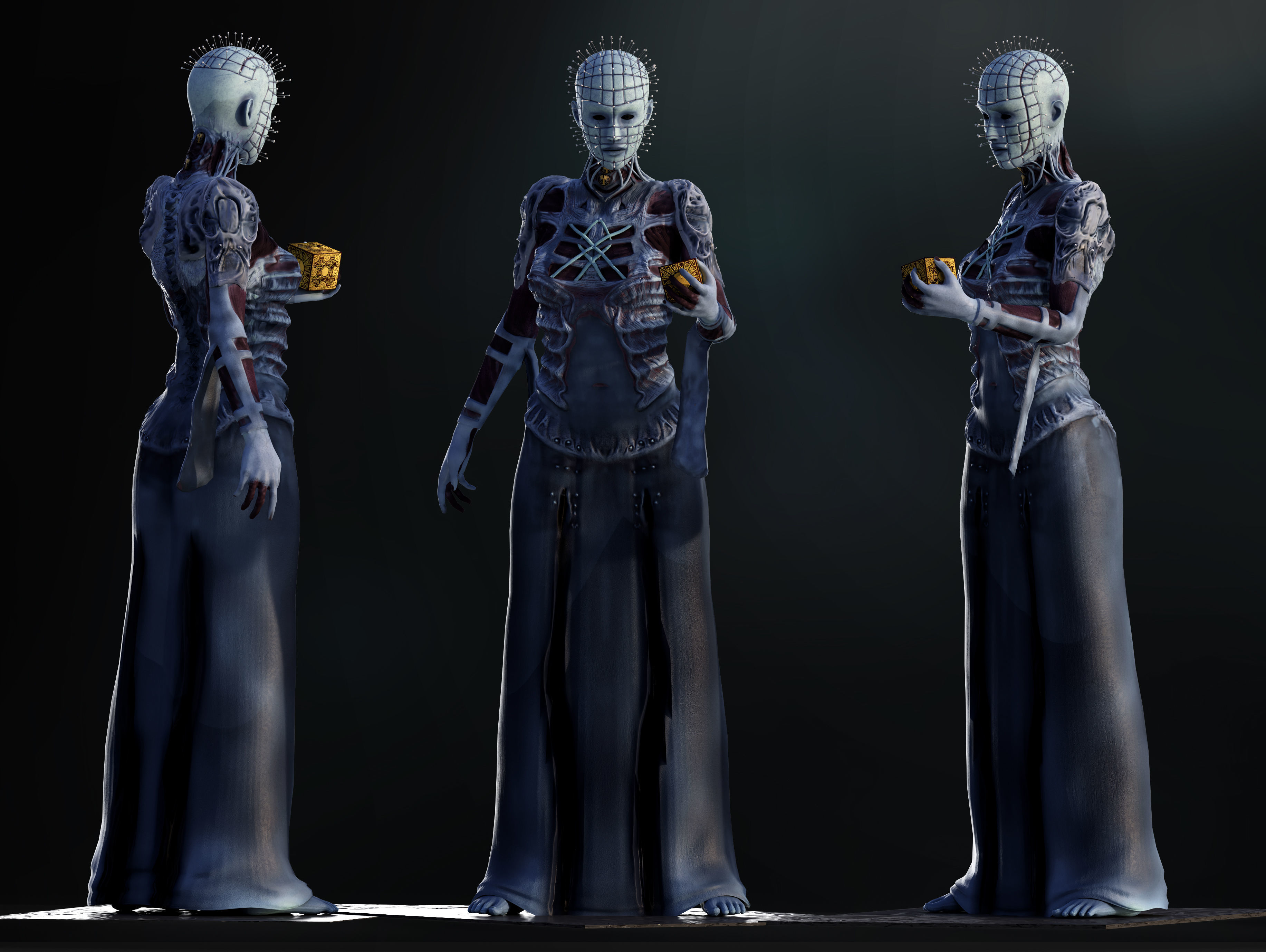 3D model Pinhead VR / AR / low-poly rigged | CGTrader