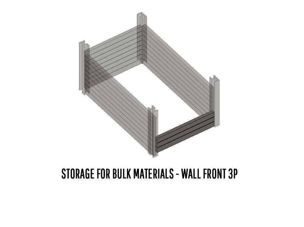 BUILD-0015 Bulk Material Handling set H0-scale 3D model 3D printable ...