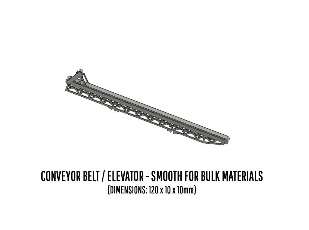 BUILD-0015 Bulk Material Handling set H0-scale 3D model 3D printable ...