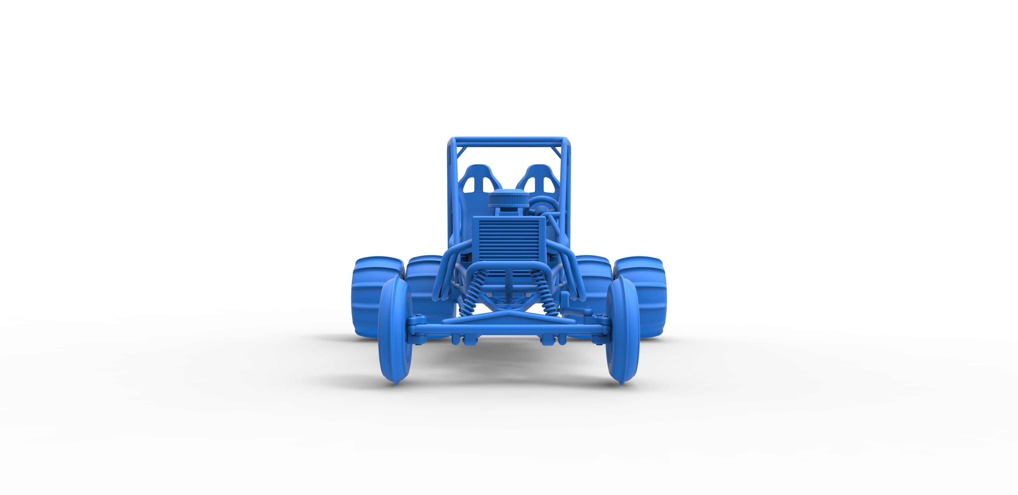 Old school water pumper Sand buggy Scale 1 to 25 3D model 3D printable ...