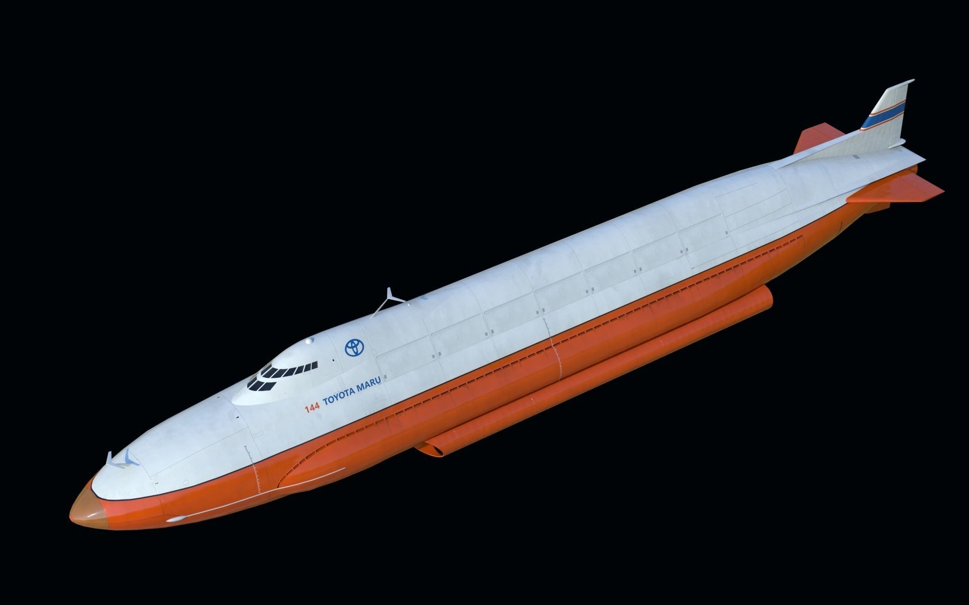MHD Drive-Powered cargo Submarine 3D model | CGTrader