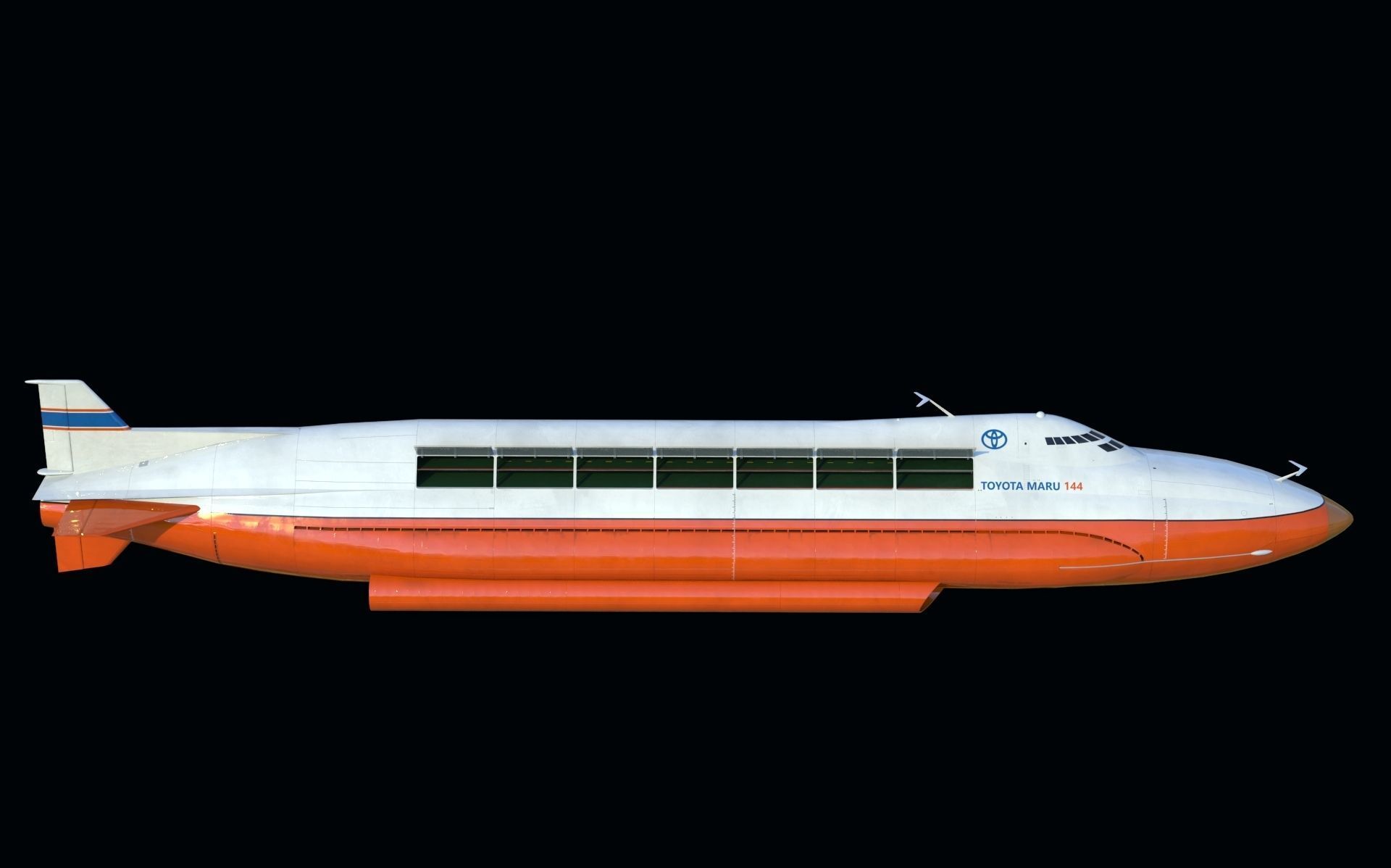 MHD Drive-Powered cargo Submarine 3D model | CGTrader