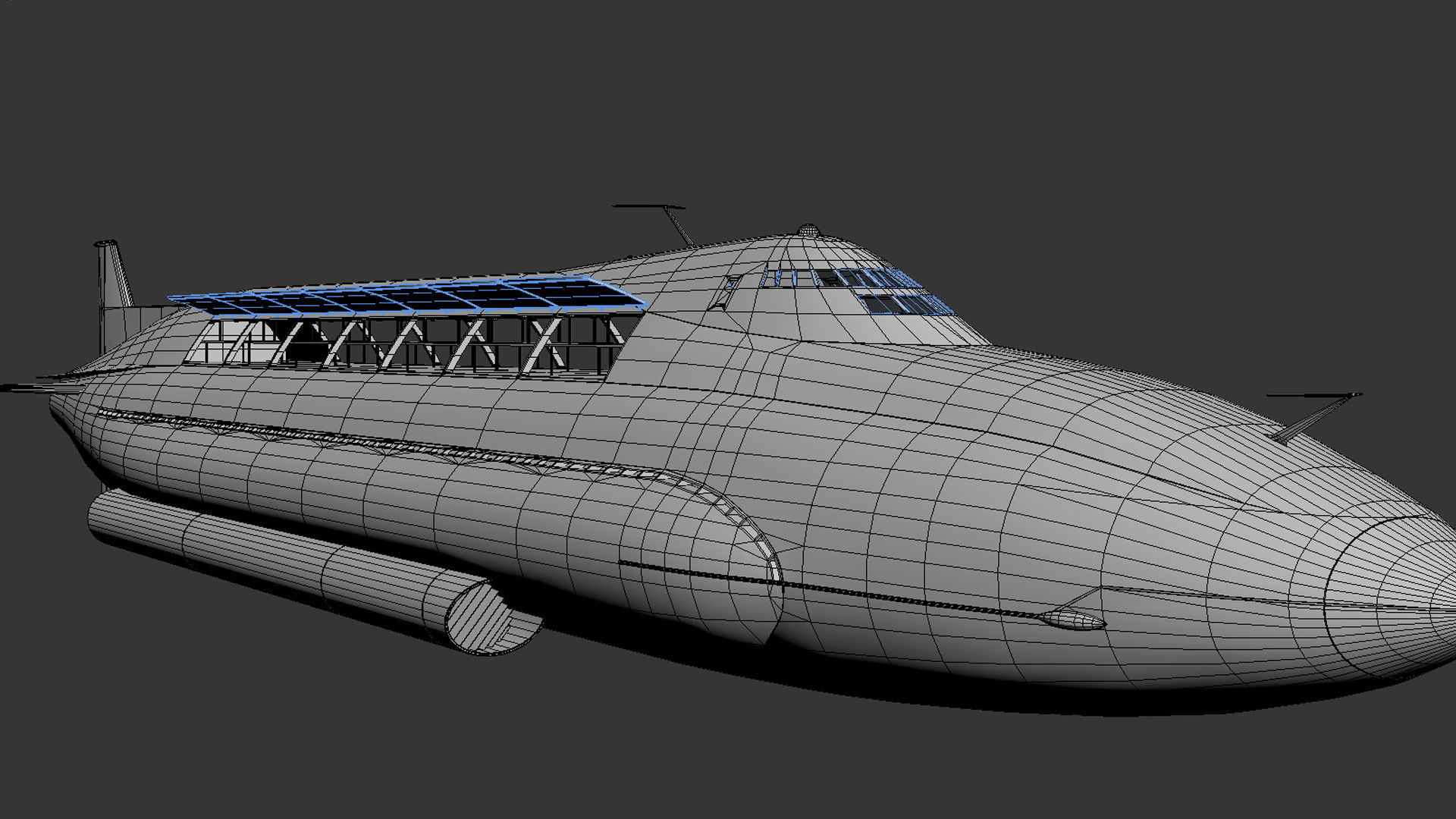 MHD Drive-Powered cargo Submarine 3D model | CGTrader