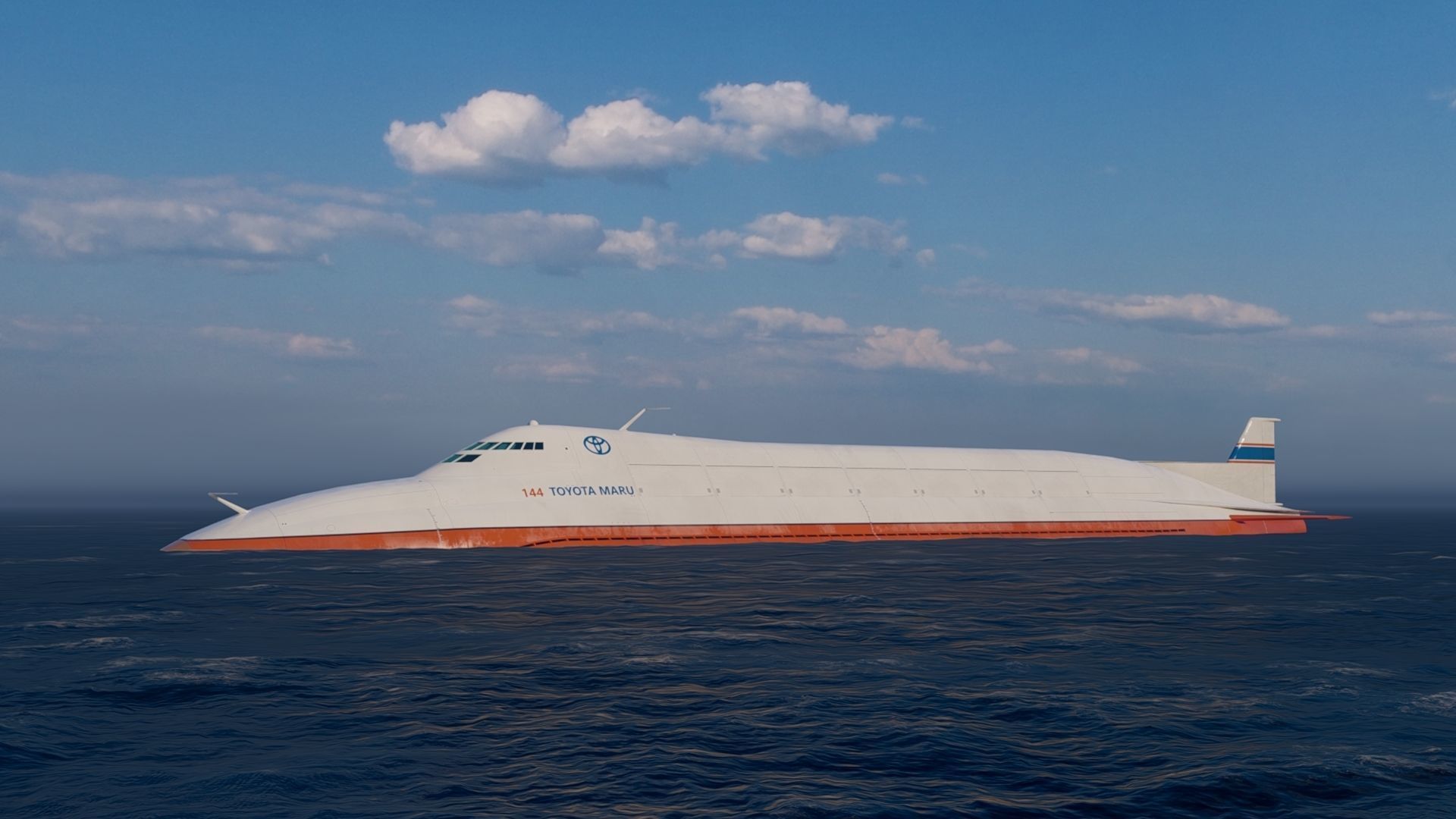 MHD Drive-Powered cargo Submarine 3D model | CGTrader