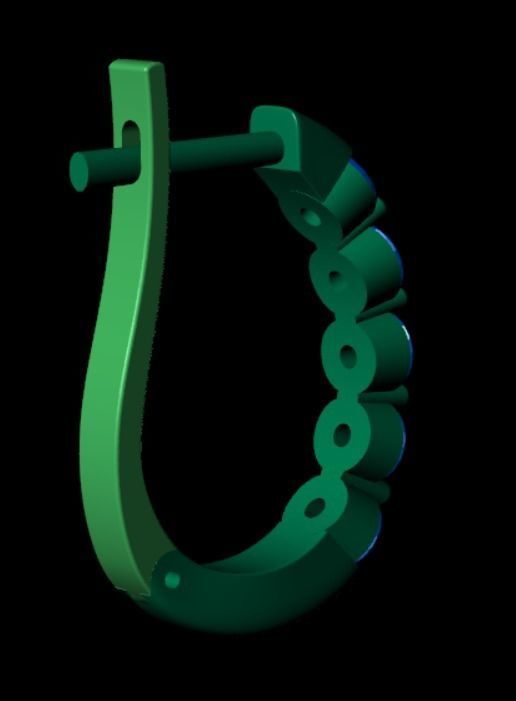 Earrings sm13 3D model 3D printable | CGTrader