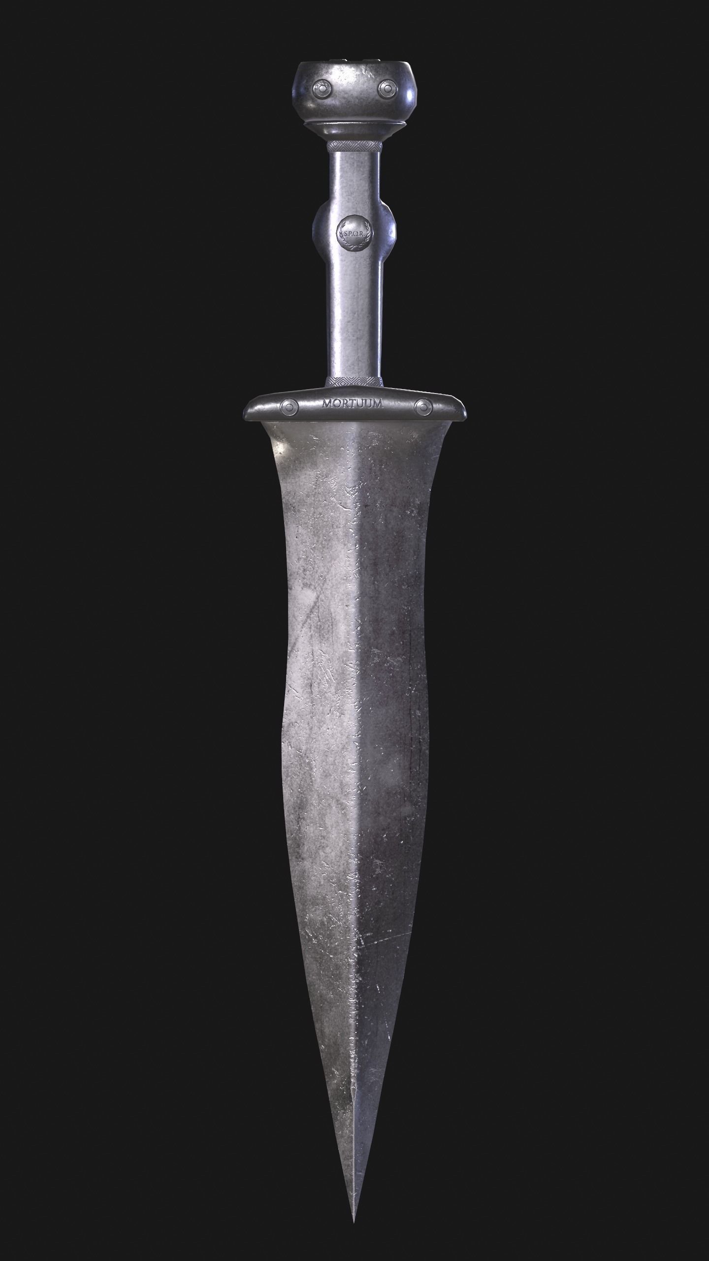 3D model The Roman dagger Pugio Mortuum VR / AR / low-poly | CGTrader
