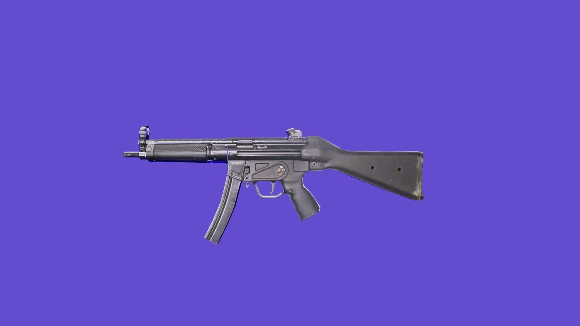 3D model automatic machine gun ready VR / AR / low-poly | CGTrader