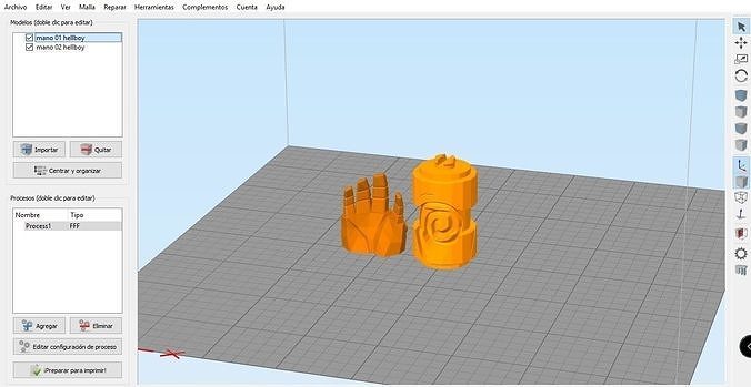 hellboy hand 3D model 3D printable | CGTrader