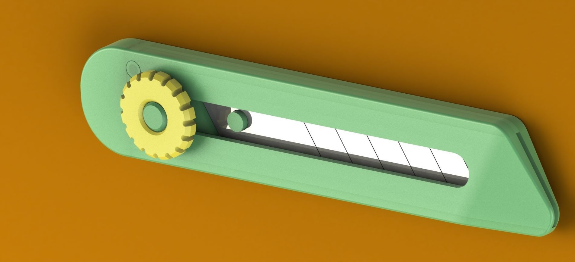 utility knife design 3D model 3D printable | CGTrader