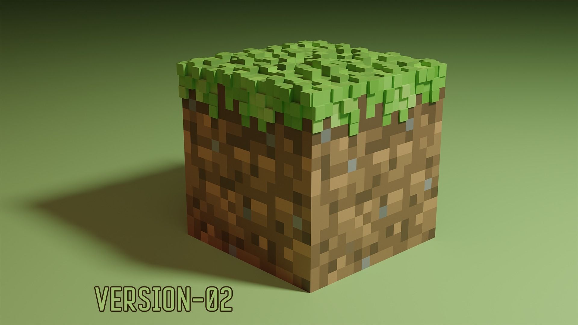 Minecraft Grass Block 3D 3D model | CGTrader