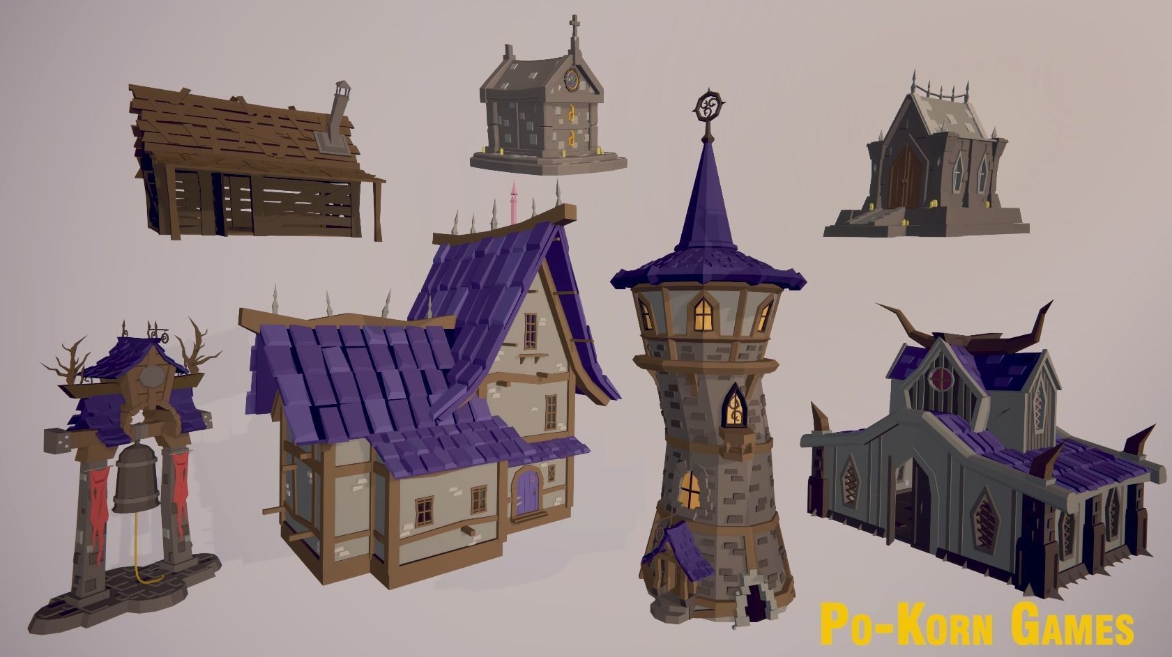 3D model Fancy Secrets and Mysteries Package VR / AR / low-poly | CGTrader