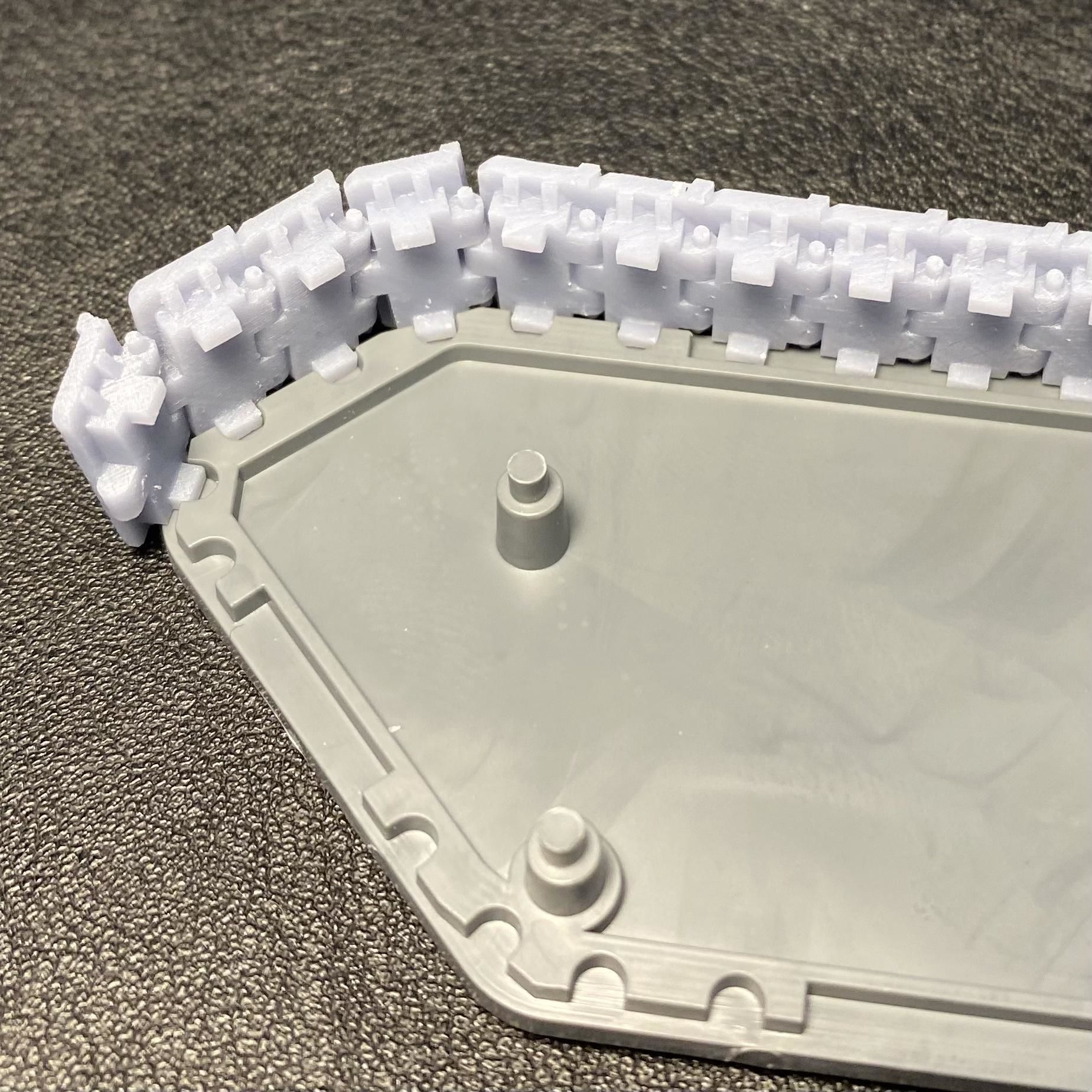 Luna Pattern Tank Treads free 3D model | CGTrader