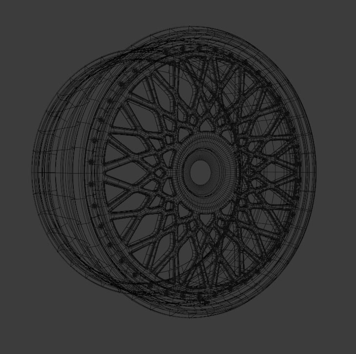 10 Spoke Center-locking Rims 3D model | CGTrader