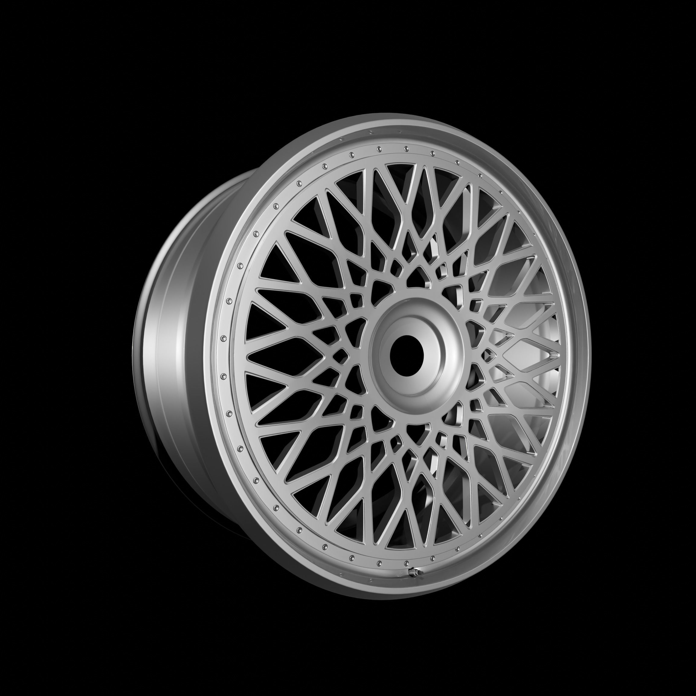 10 Spoke Center-locking Rims 3D model | CGTrader