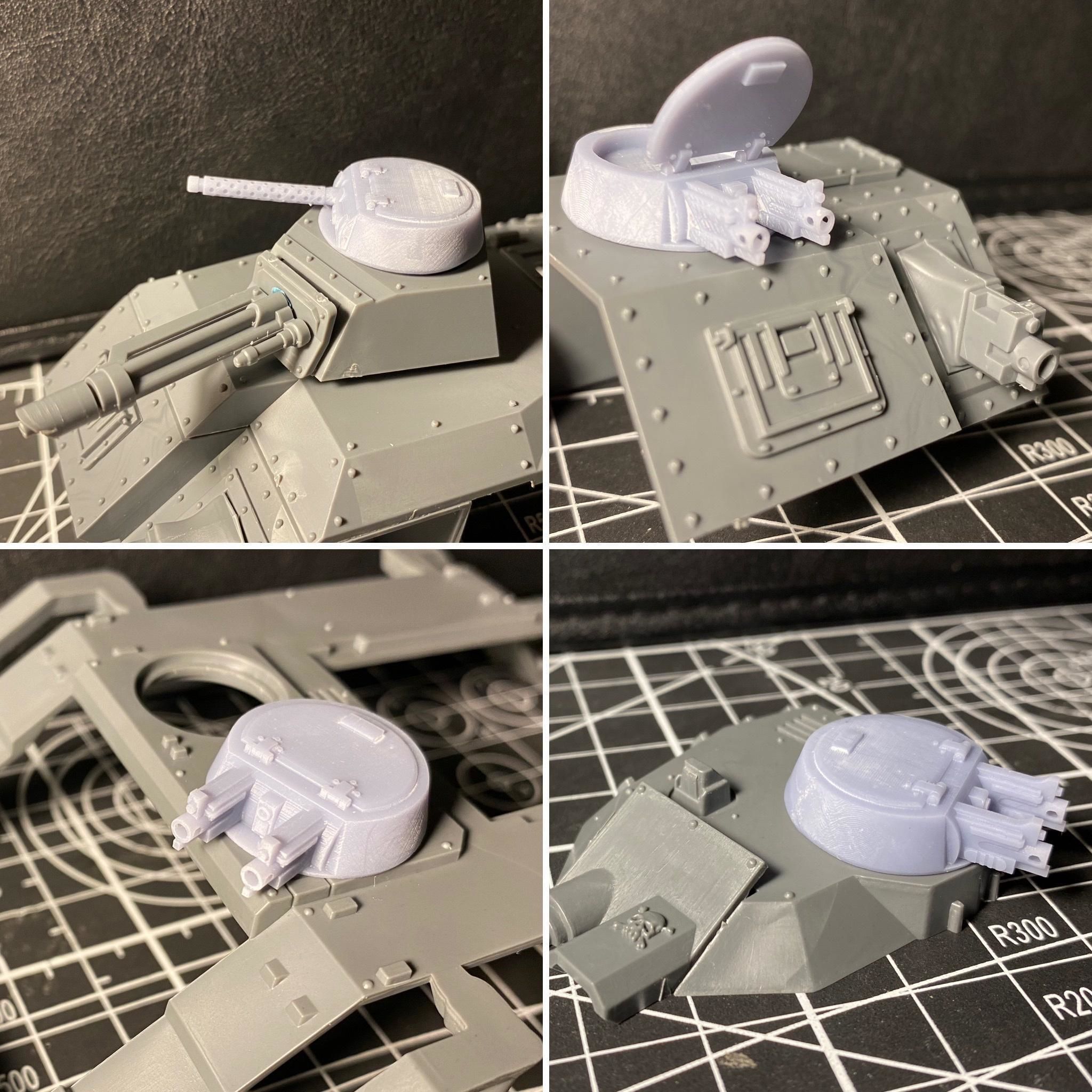 Grimdark Mini Turrets free 3D model 3D printable | CGTrader