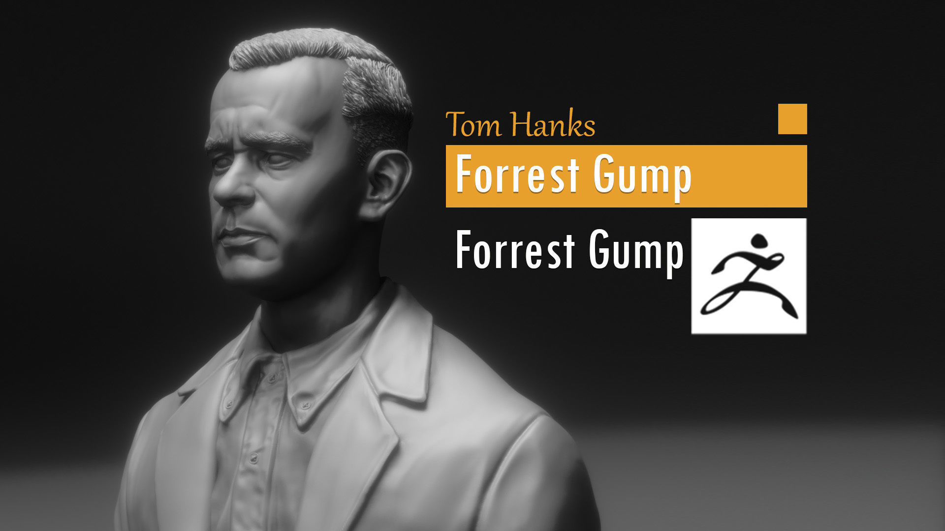 Tom Hanks - Forrest Gump - Forrest Gump 3D model 3D printable | CGTrader