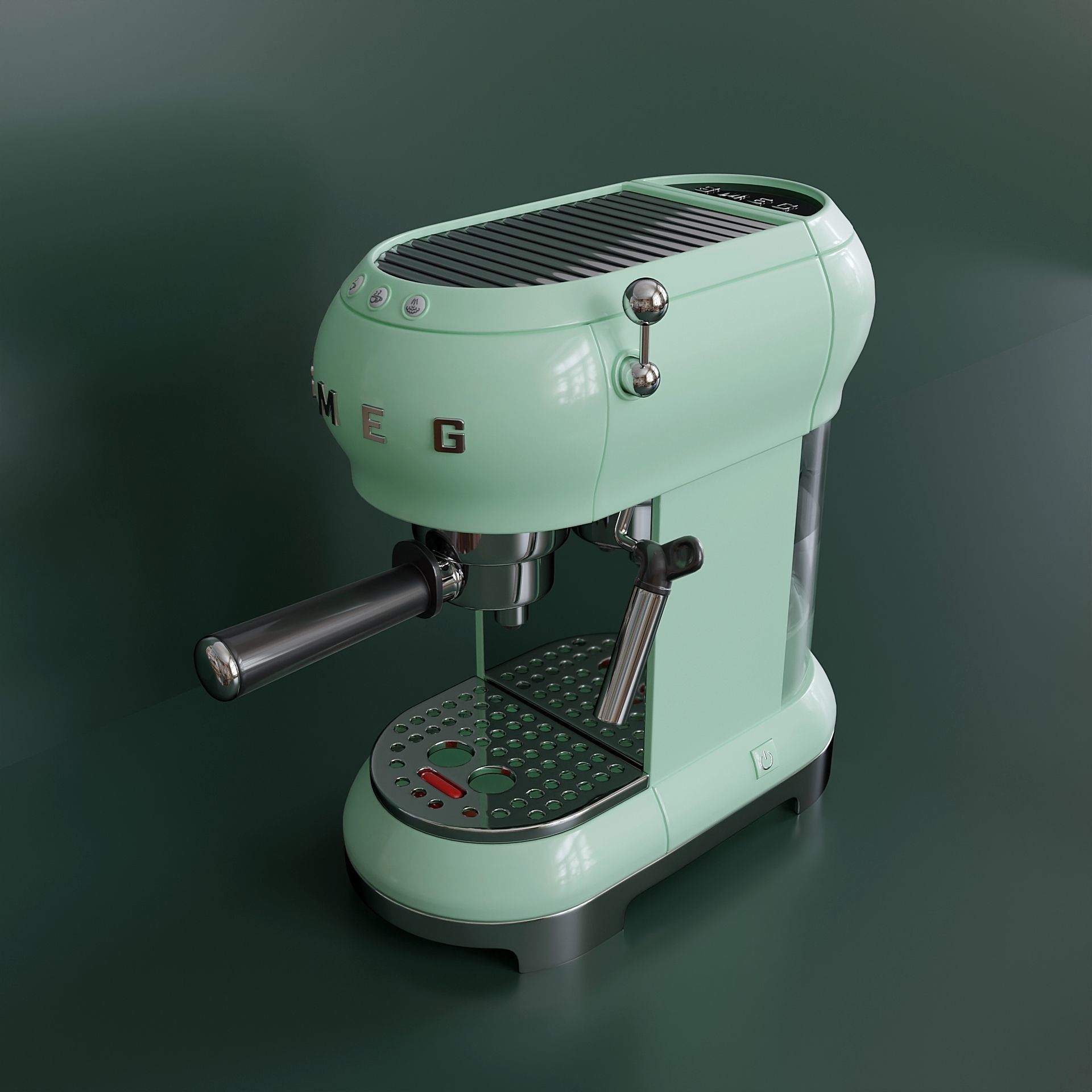 Household coffee machine Smeg 3D model | CGTrader