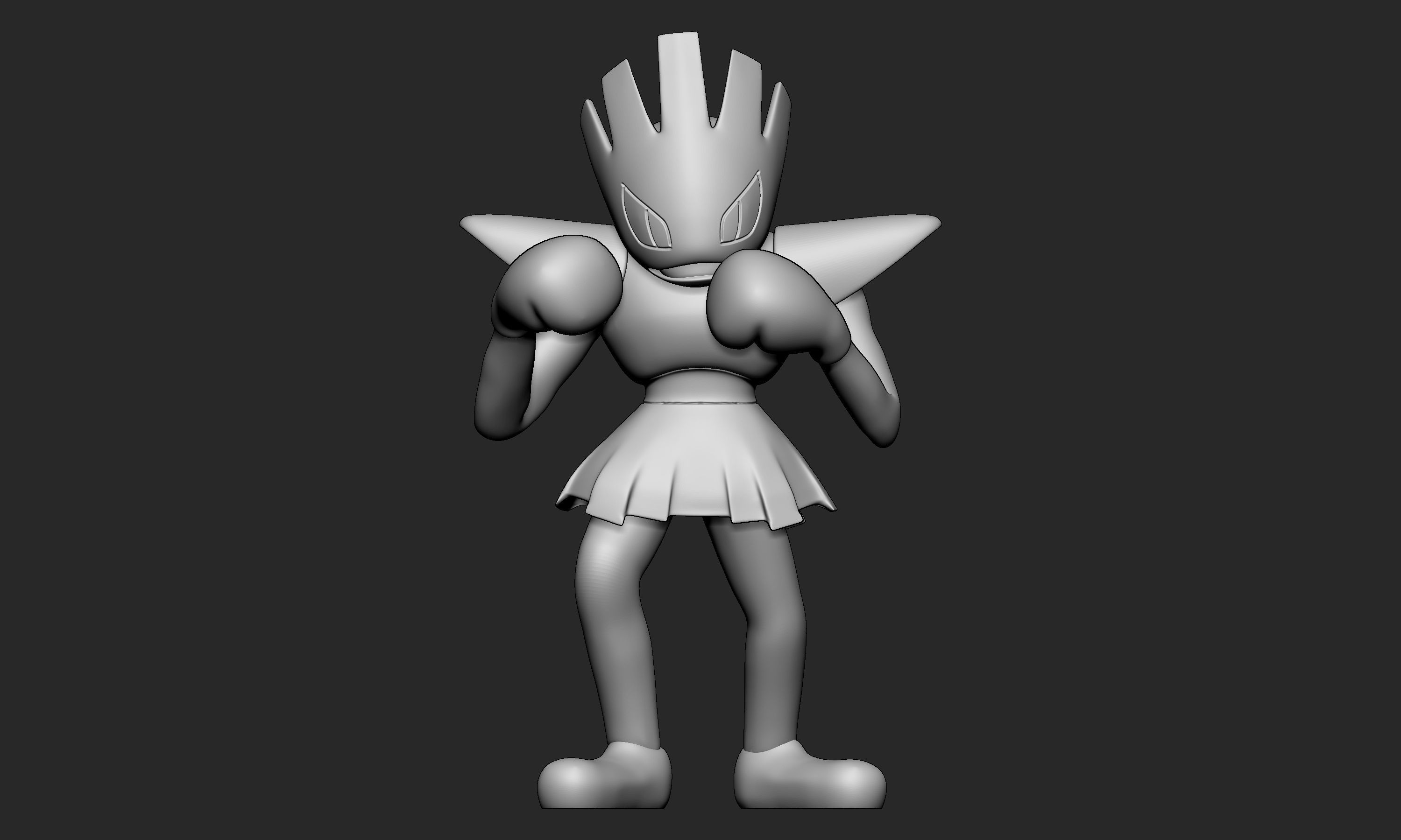 Pokemon - Hitmonchan with 2 poses 3D model 3D printable | CGTrader