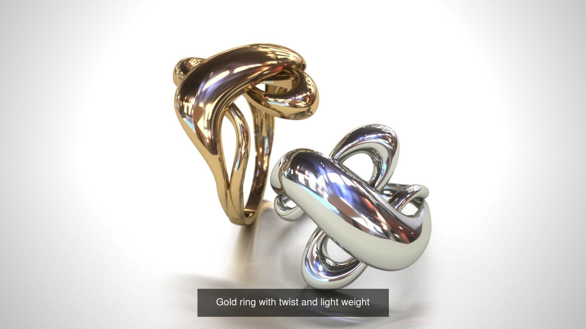 A set of 25 fusion rings 3D Model Collection | CGTrader