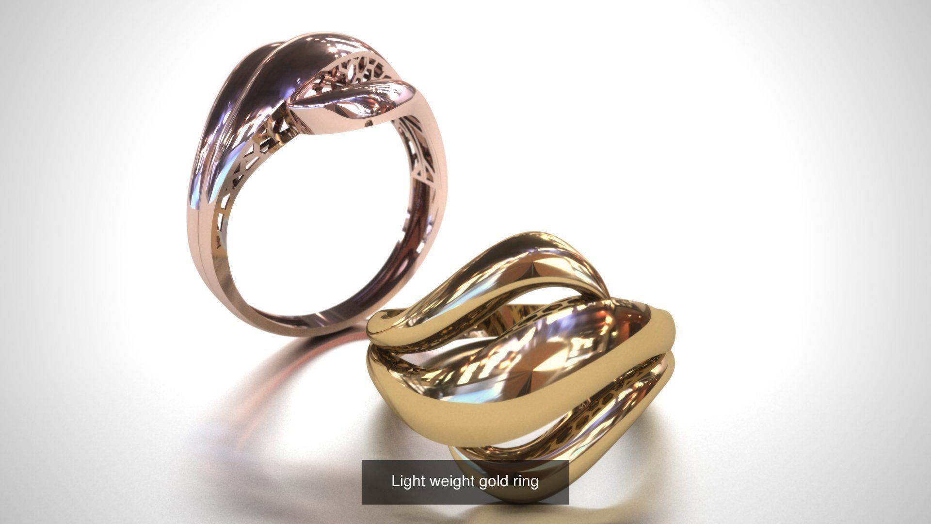 A set of 25 fusion rings 3D Model Collection | CGTrader
