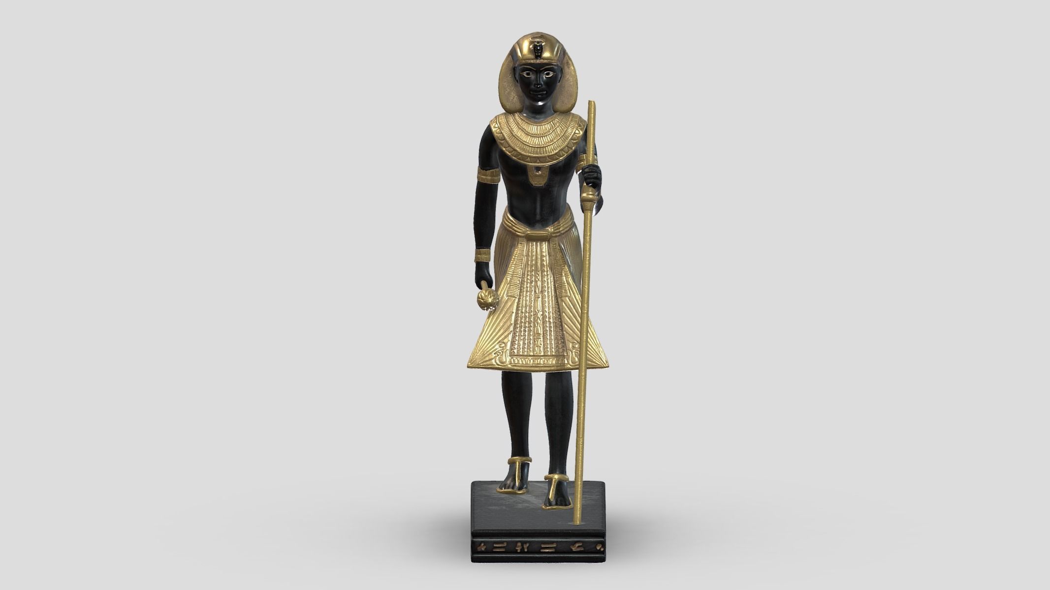 Tutankhamun Pharaoh of the Egyptian 3D model 3D printable | CGTrader