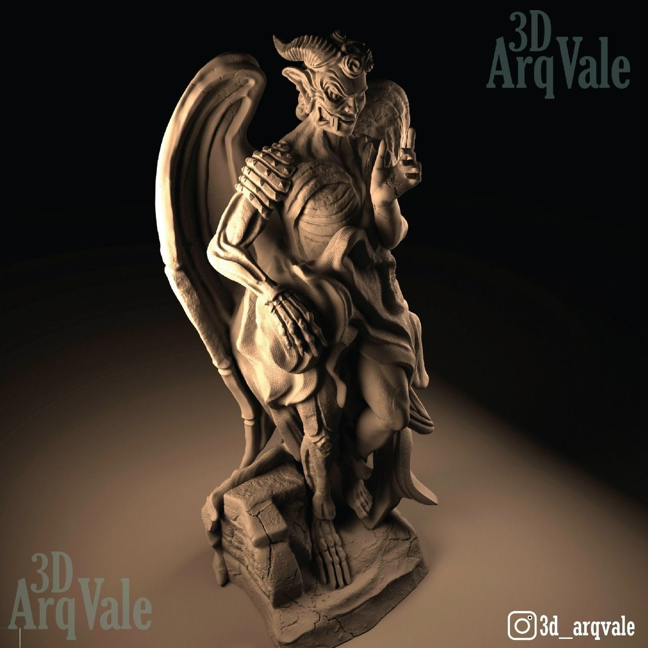 Angels and Demons - FreeSTL free 3D model 3D printable | CGTrader