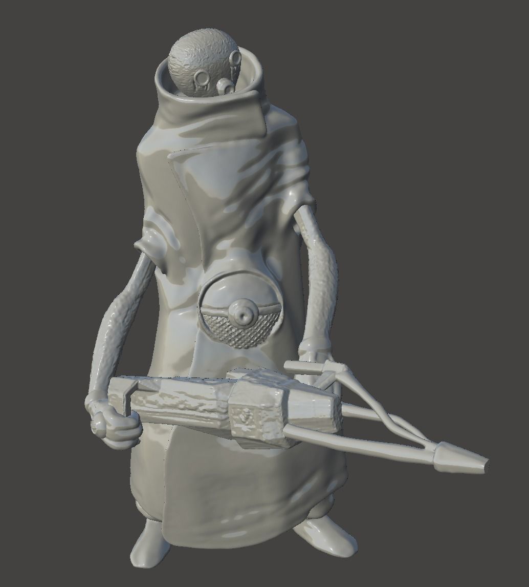 HALF-LIFE 2 CREMATOR - HL2 BETA ENEMY HIGH POLY STL 3D model 3D ...