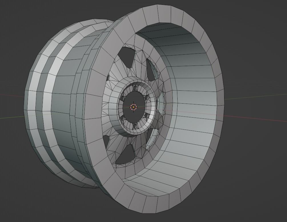 3D model Generic Offroad Steel Rim VR / AR / low-poly | CGTrader
