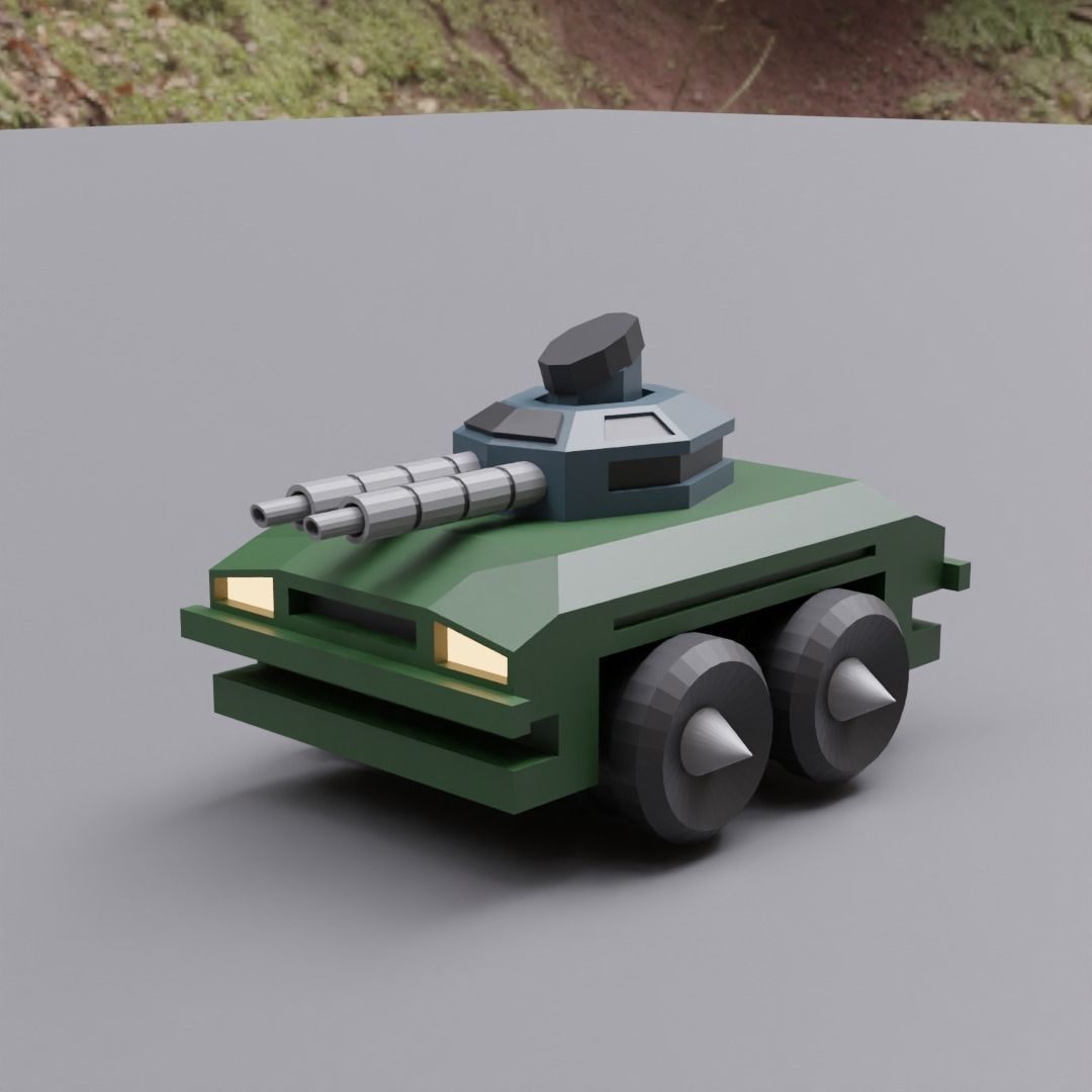 Mini tanks collection 3D model | CGTrader
