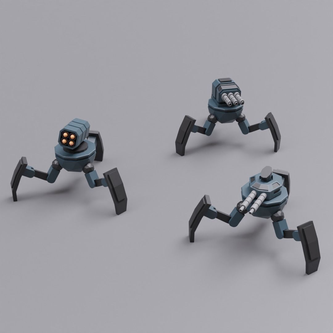Mini tanks collection 3D model | CGTrader