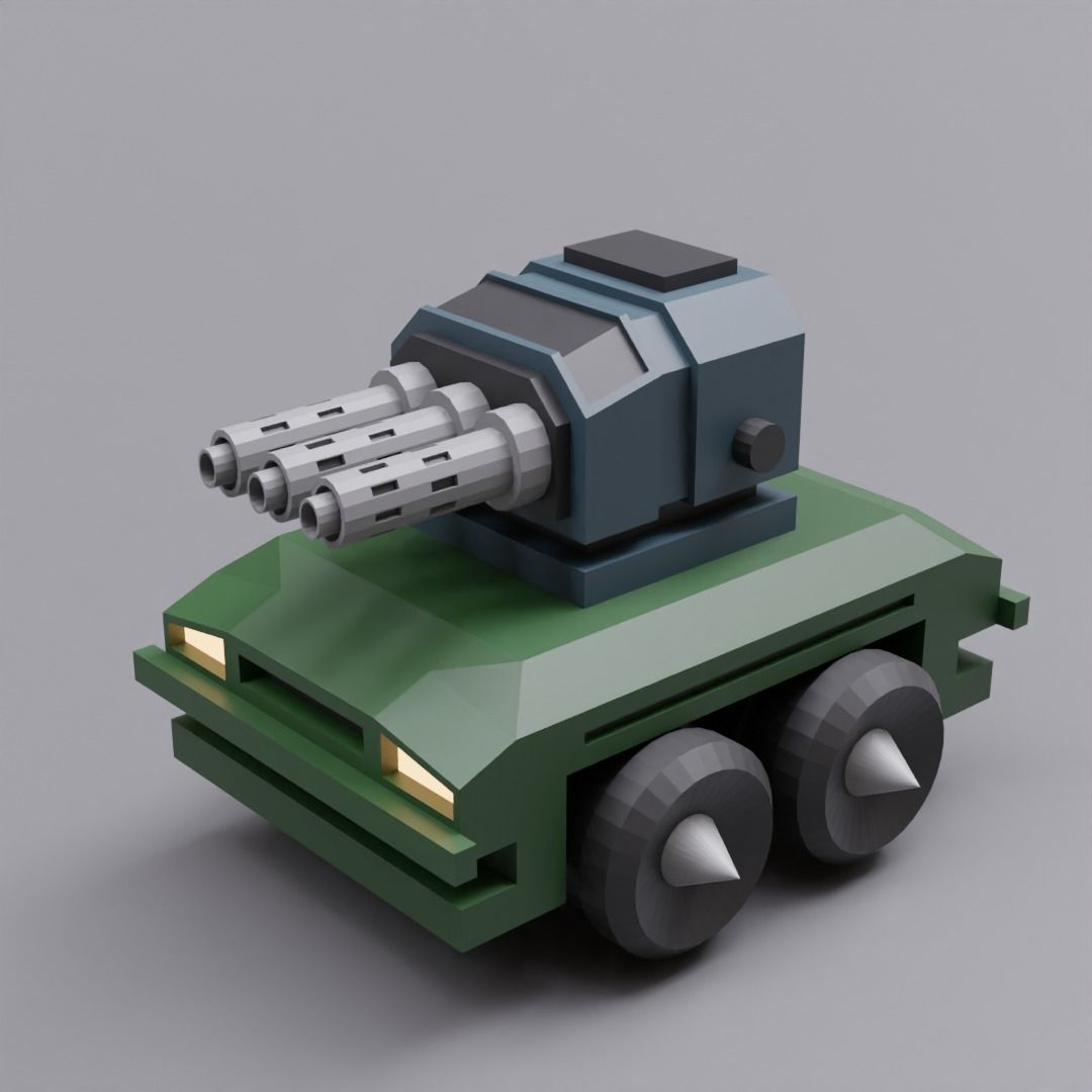 Mini tanks collection 3D model | CGTrader