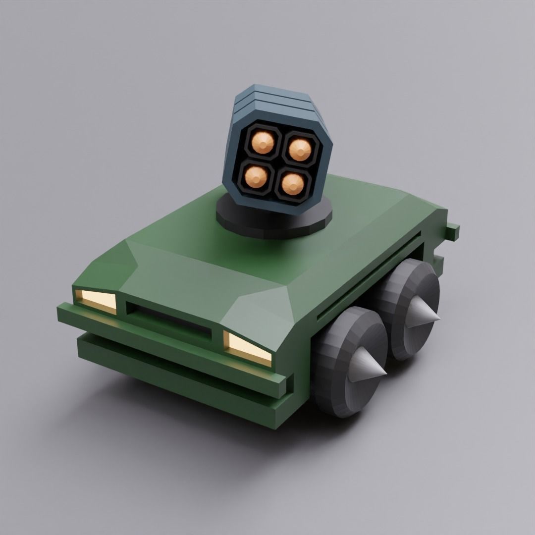 Mini tanks collection 3D model | CGTrader